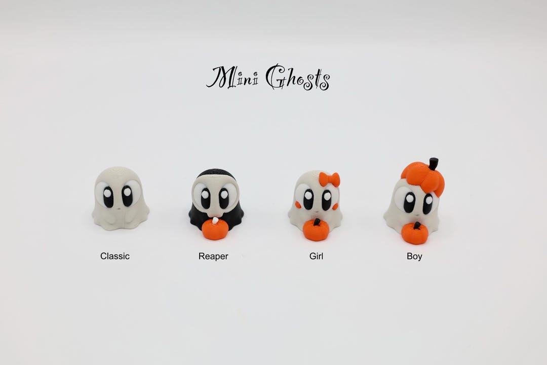 Mini Ghosts - 3D Printed Ghost Pals - Etsy