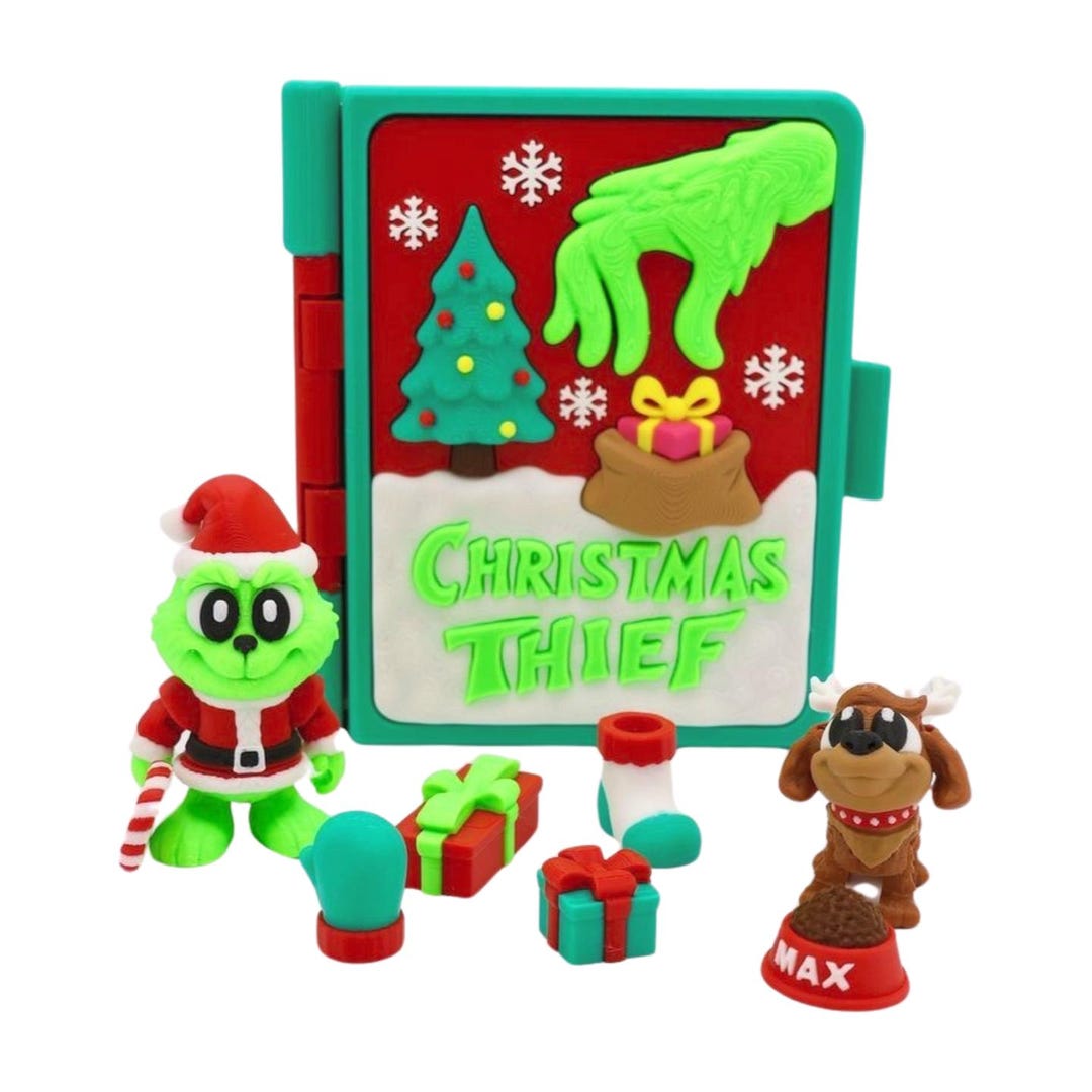 Christmas Thief Story Book With Flexi Toys - Etsy