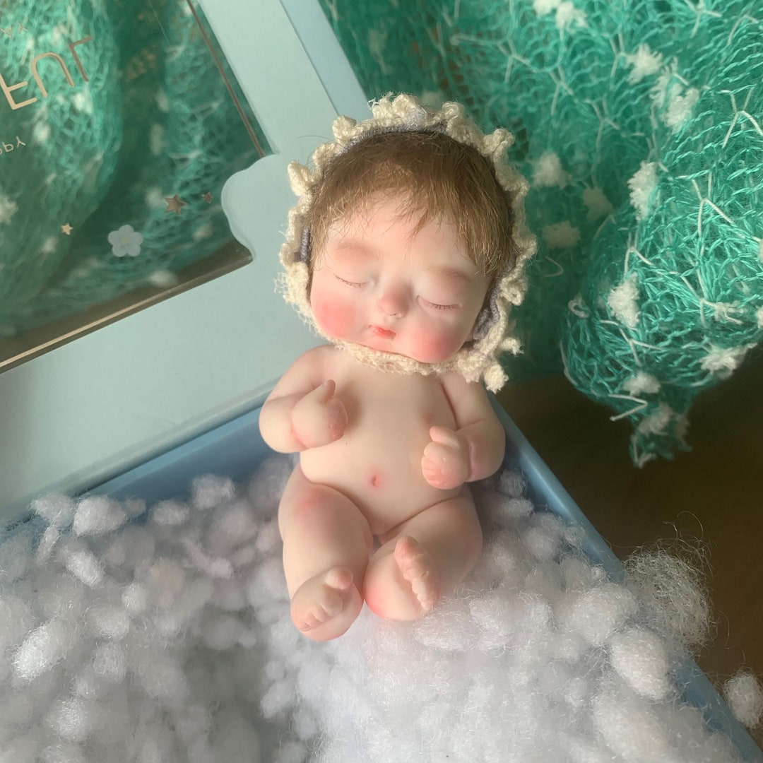 Unique Diy Doll Polymer Clay, Mini Doll, Baby Doll Sculpture, Cute Art ...