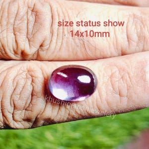 Lab Alexandrite Gemstone Color Change Oval Cabochon Loose, Lab Created ...