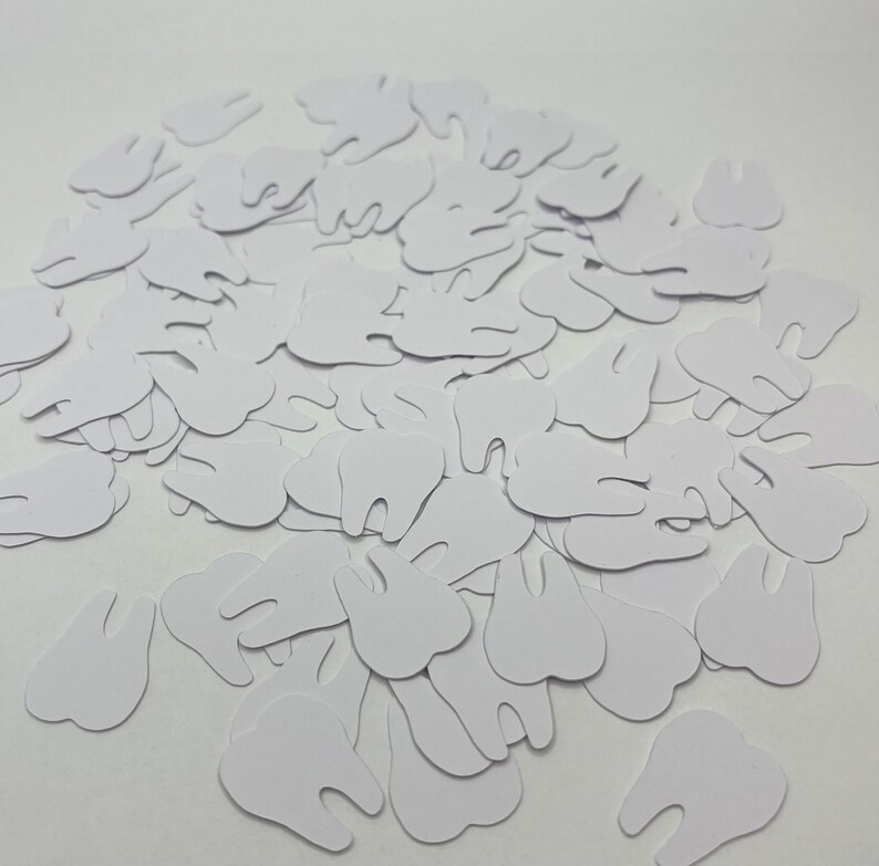 Tooth Confetti Party Table Decor. Hygienist Dental Assistant Dentist ...