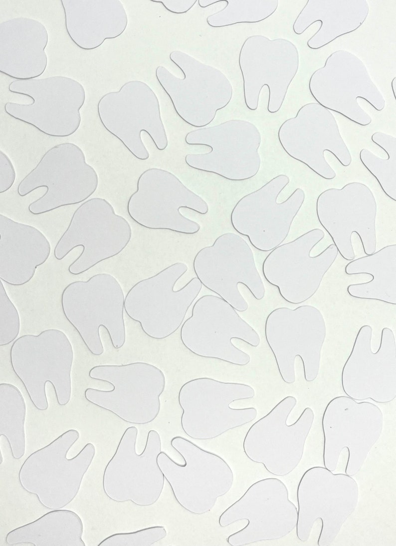 Tooth Confetti Party Table Decor. Hygienist Dental Assistant Dentist ...