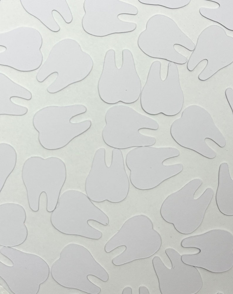 Tooth Confetti Party Table Decor. Hygienist Dental Assistant Dentist ...