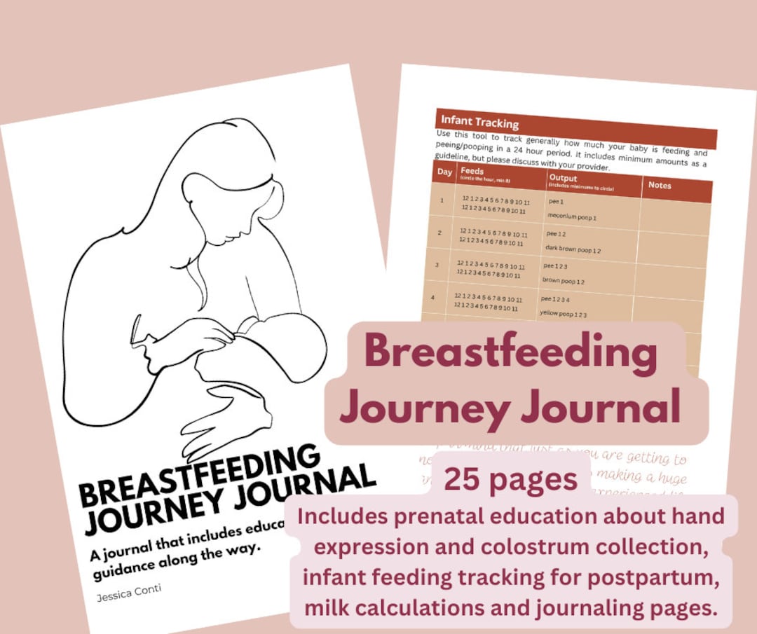 Breastfeeding Journey Journal - Start off Your Breastfeeding Journey ...