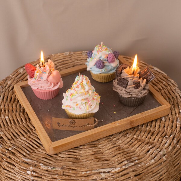 Cupcake Candle - Etsy