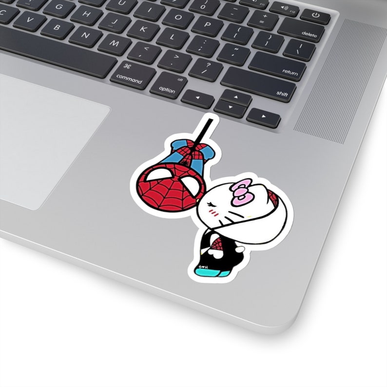 Hello Kitty & Gwen Stacy X Spider-man Crossover Kiss Sticker - Etsy UK