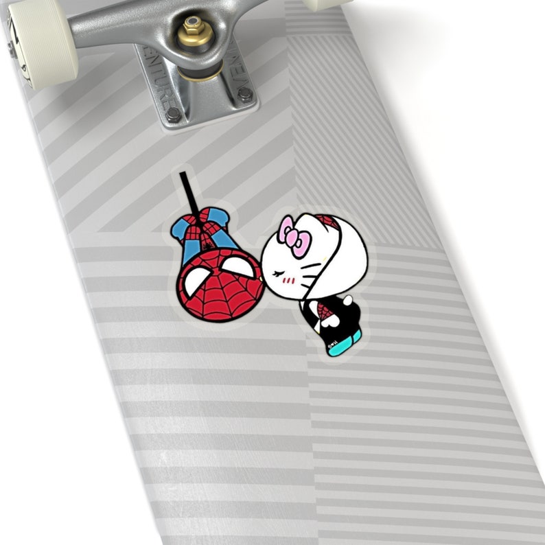 Hello Kitty & Gwen Stacy X Spider-man Crossover Kiss Sticker - Etsy UK