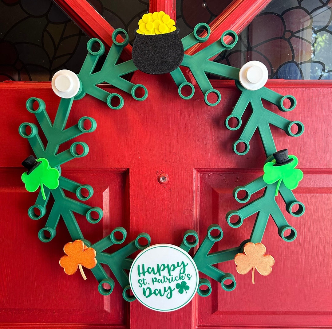 3D Printed Building Block Inspired St. Patrick's Day Holiday Giant ...