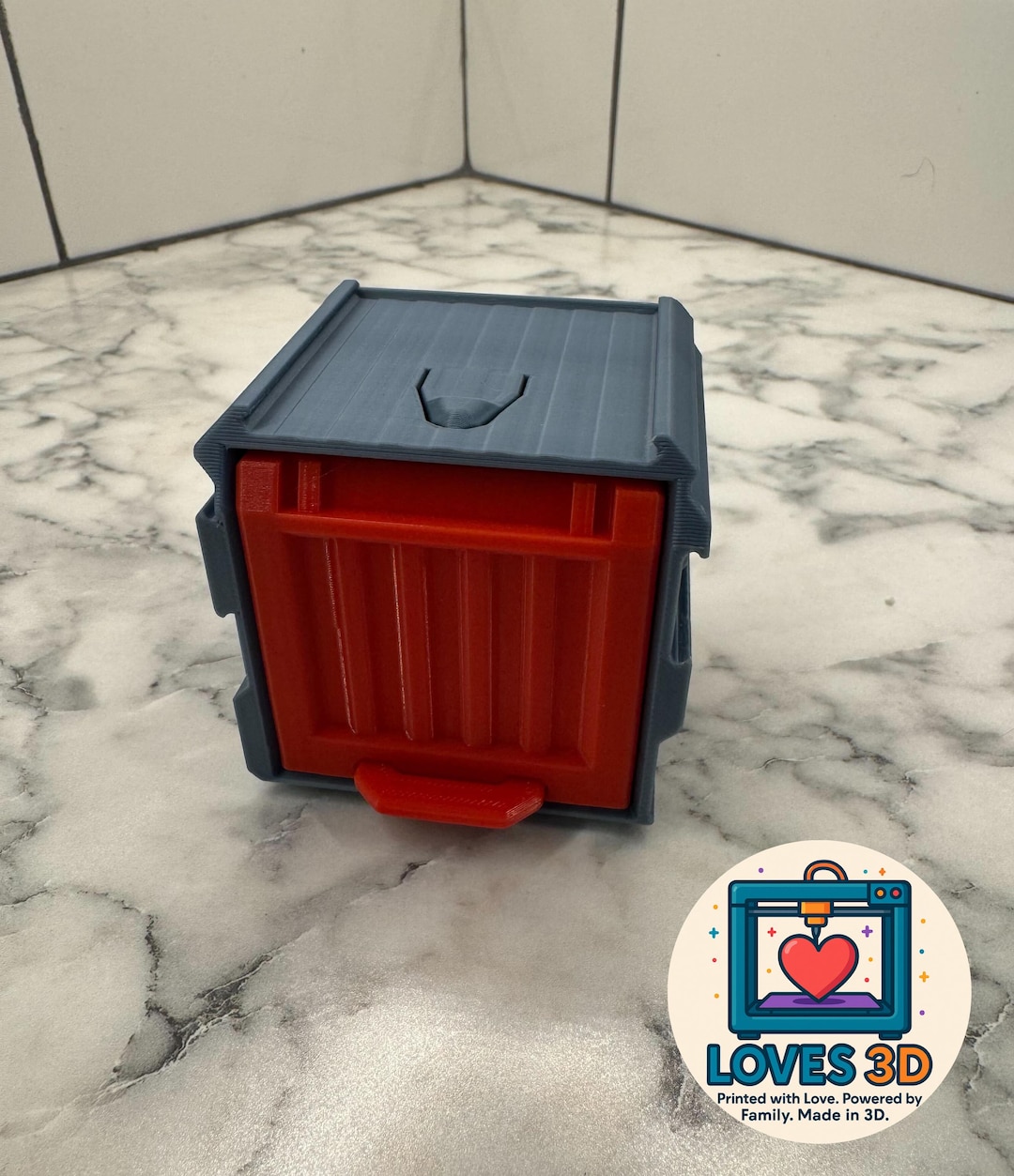 3D Printed Additional 1x1 Cubes Modular Cargo Container Storage System ...