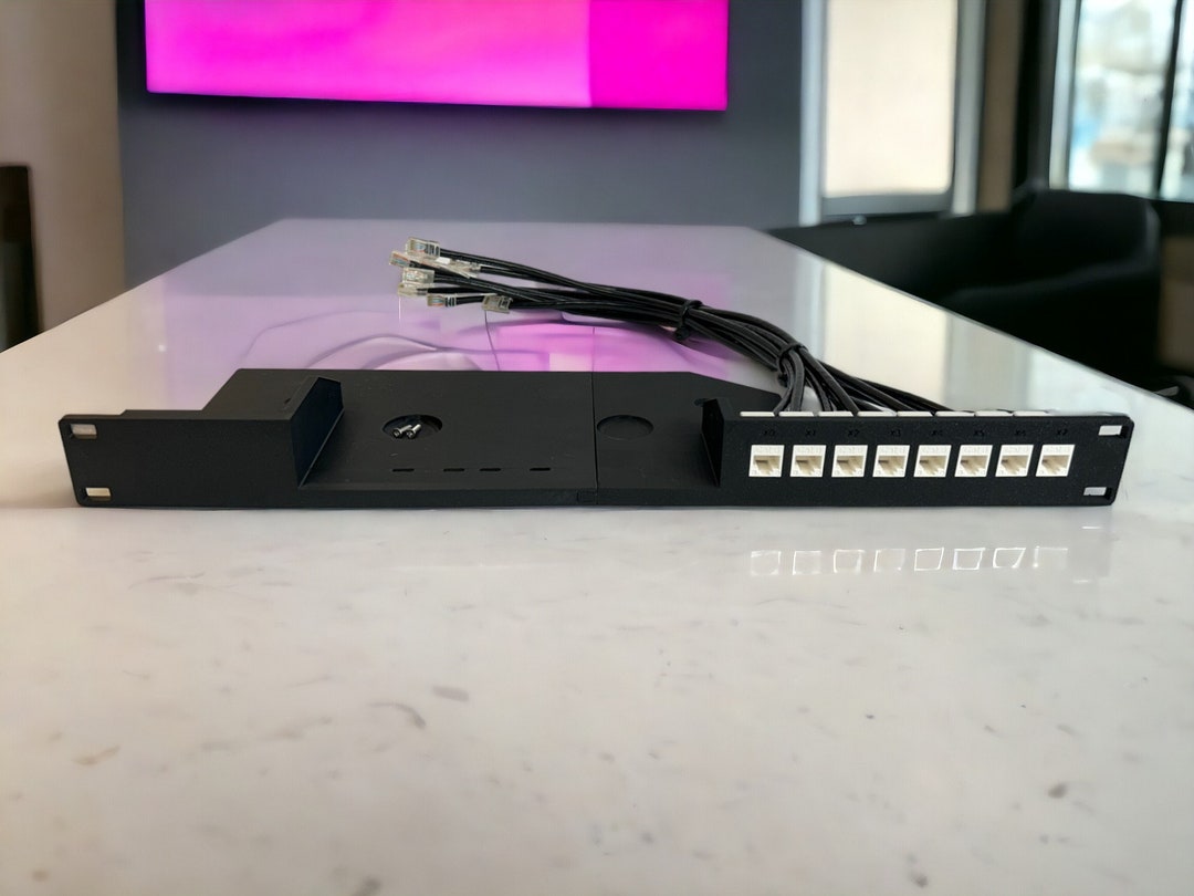 SONICWALL 3d Printed Rack Mount With 8 Keystones TZ400 / TZ270 / TZ370 ...