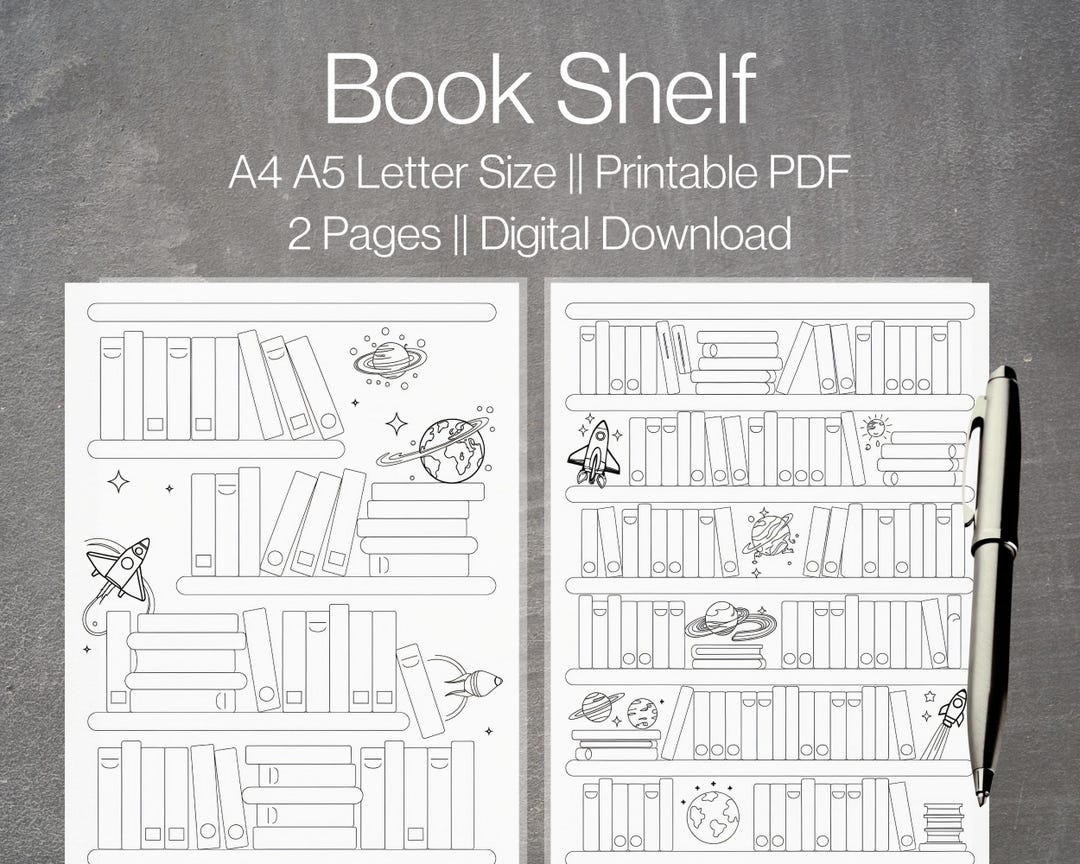 Space Galaxy Reading Tracker Printable | Cosmic Journal | Astronomical ...
