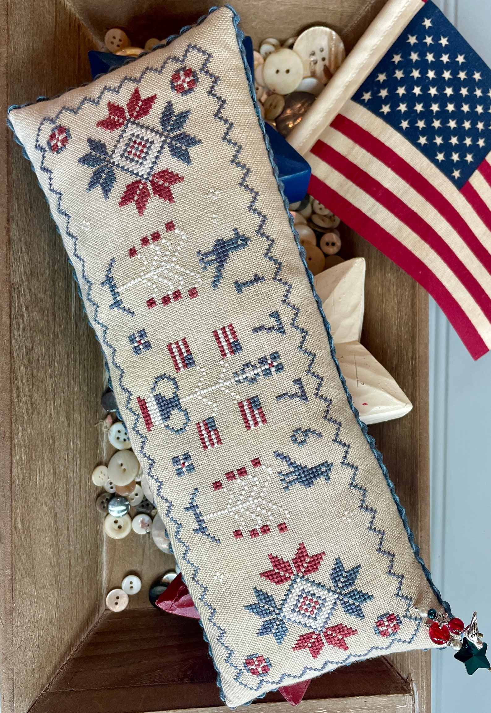 Patriotic Quaker 1776 - the Proper Stitcher - PAPER COPY - Cross Stitch Pattern - Etsy