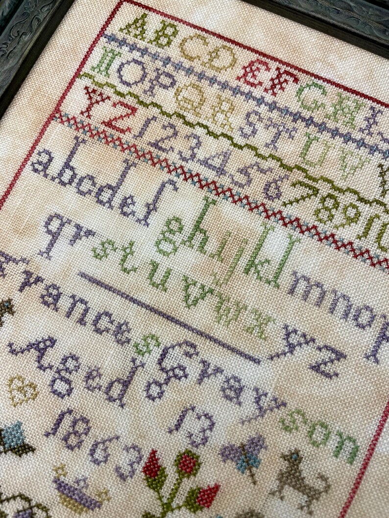 Frances Grays 1863 - a Reproduction Sampler - the Proper Stitcher ...
