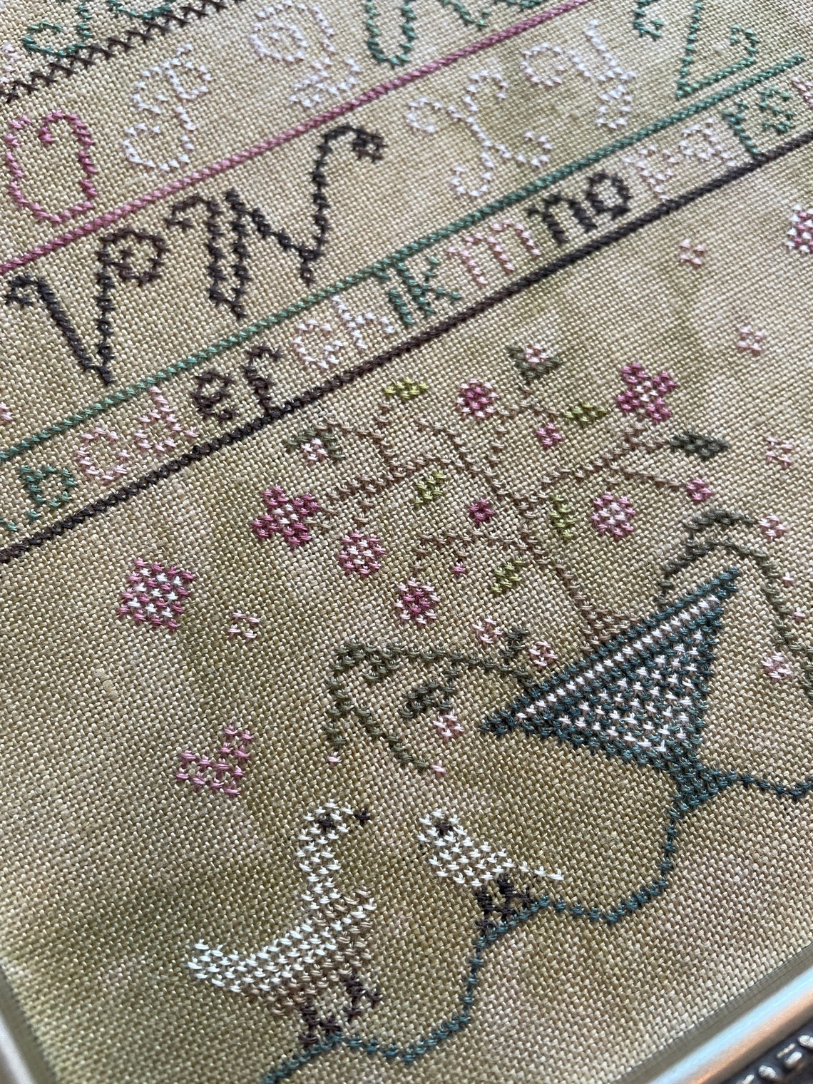 Clarissa's Garden Sampler- a Reimagined Sampler - the Proper Stitcher ...