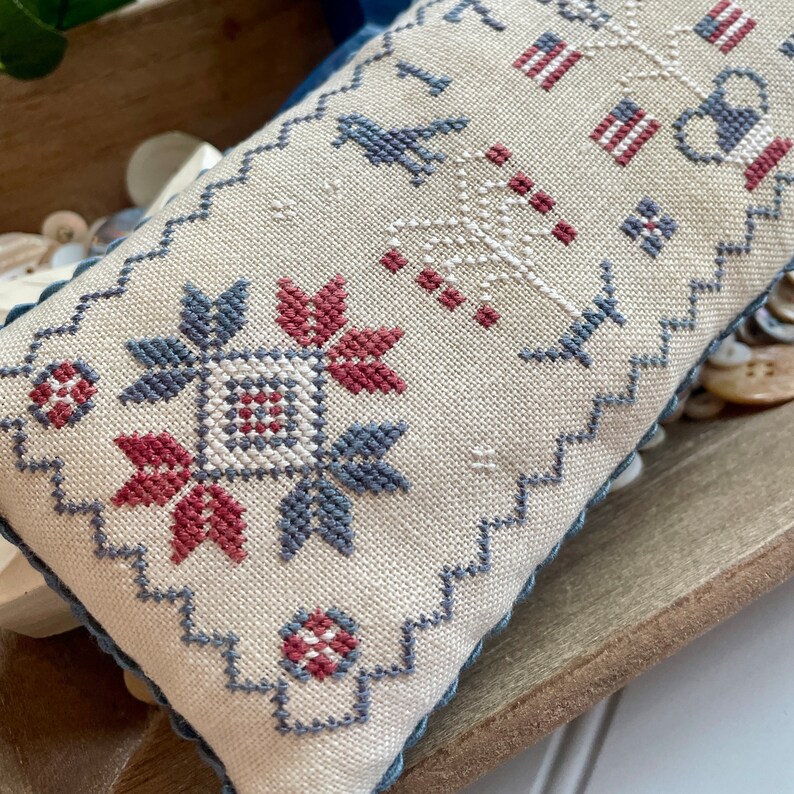 Patriotic Quaker 1776 - the Proper Stitcher - PAPER COPY - Cross Stitch Pattern - Etsy