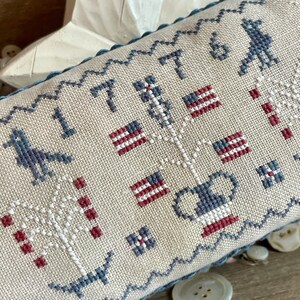 Patriotic Quaker 1776 - the Proper Stitcher - PAPER COPY - Cross Stitch Pattern - Etsy