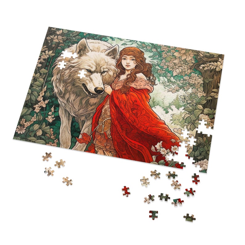 Little Red Riding Hood Puzzle choose 30, 110, 252, 500, or 1000-piece ...