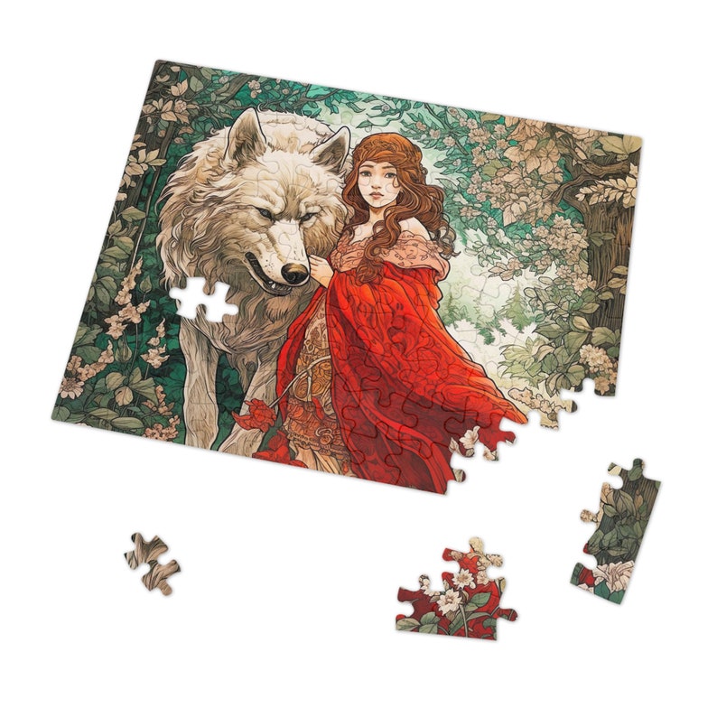 Little Red Riding Hood Puzzle choose 30, 110, 252, 500, or 1000-piece ...