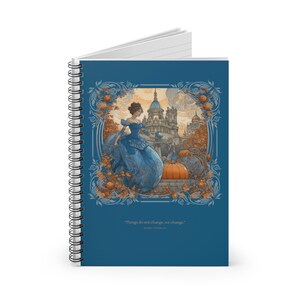 Cinderella Notebook Spiral Notebook Ruled Notebook Fairy Tale Notebook ...