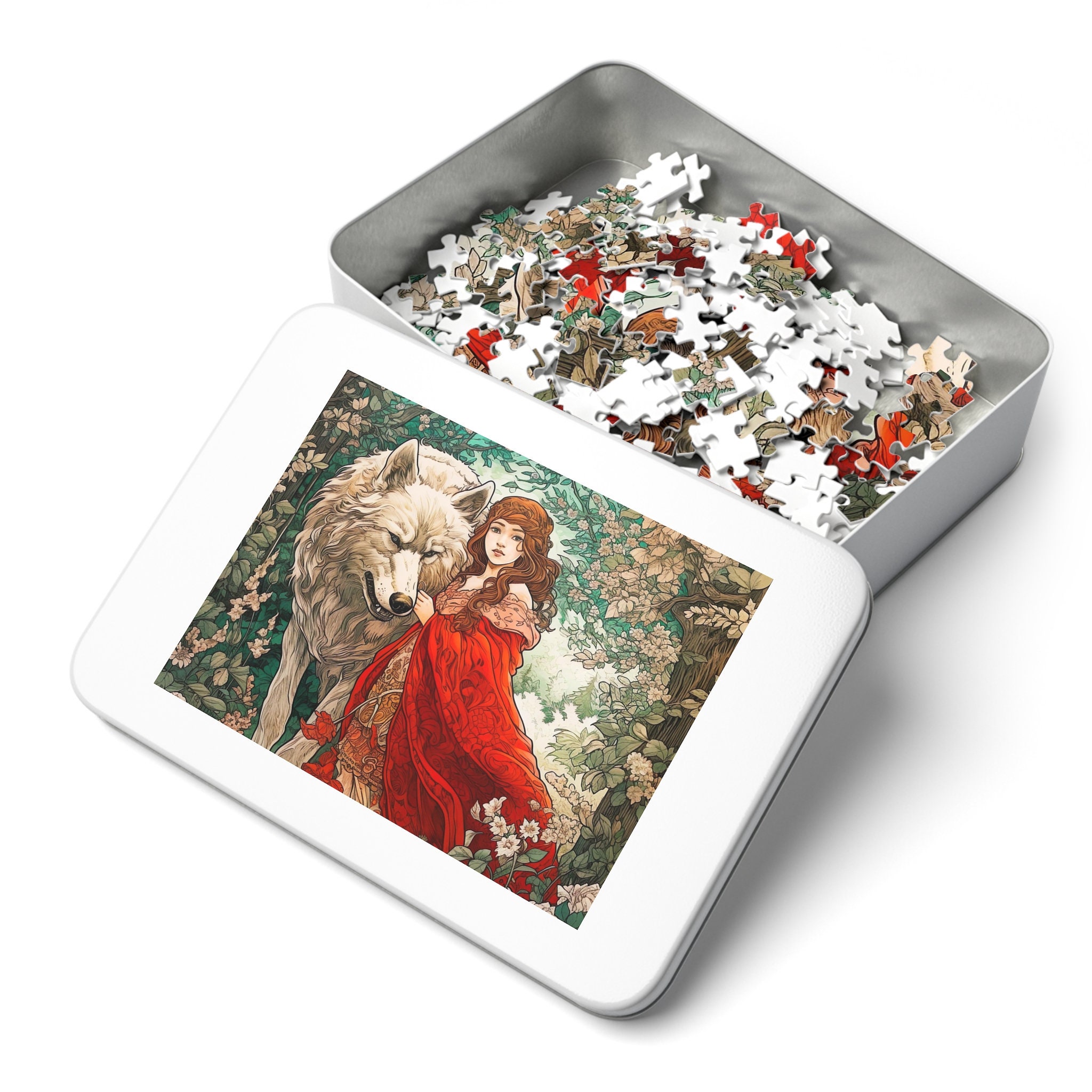 Little Red Riding Hood Puzzle choose 30, 110, 252, 500, or 1000-piece ...