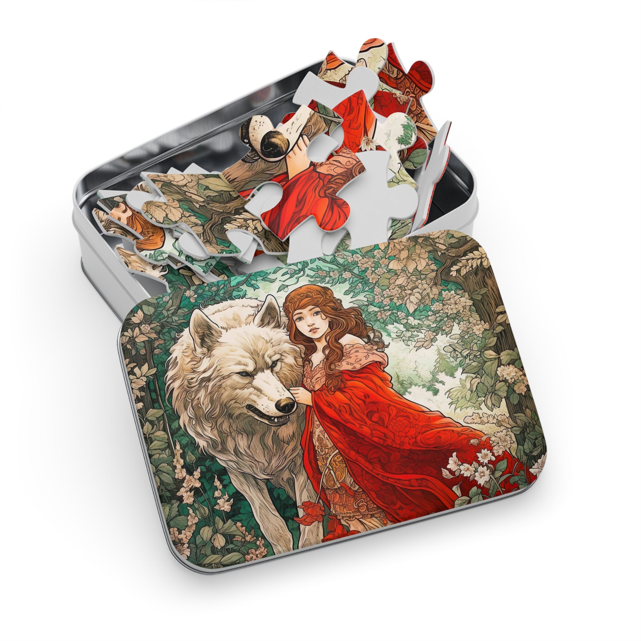 Little Red Riding Hood Puzzle choose 30, 110, 252, 500, or 1000-piece ...