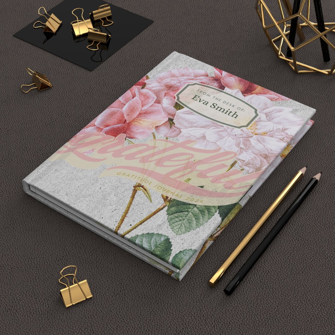 Personalized Gratitude Journal Gift for Friend, Grateful Journal ...