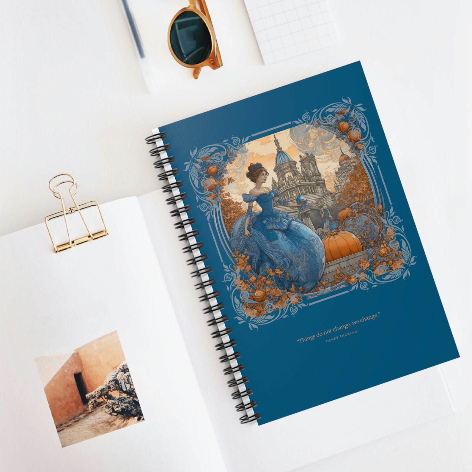 Cinderella Notebook Spiral Notebook Ruled Notebook Fairy Tale - Etsy