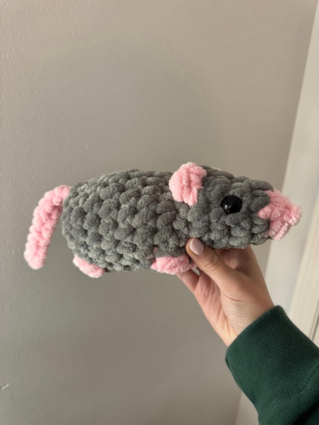 Handmade Crochet Rat Amigurumi Plushie - Etsy