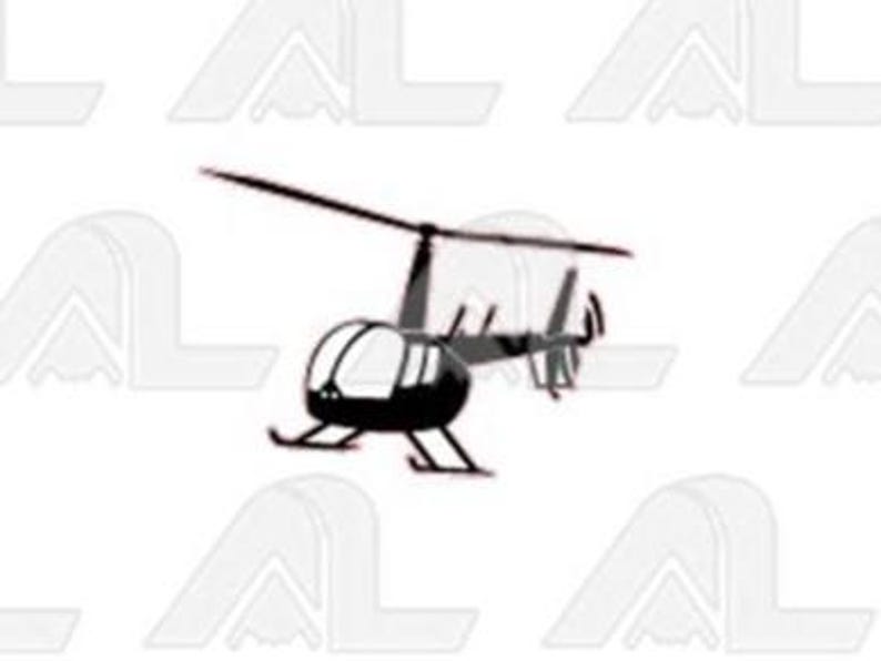 Robinson R-44 - 6 Designs With Outline - Vector File (*eps)! SVG Pilot ...