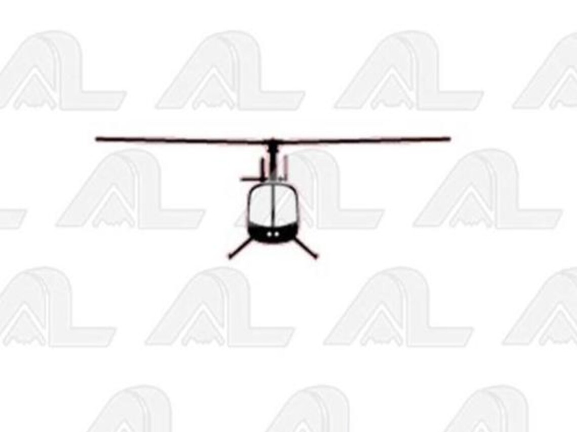 Robinson R-22 - 6 Designs With Outline - Vector File (*eps)! SVG Pilot ...