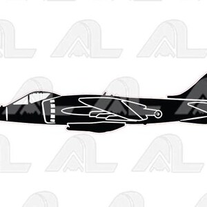 Harrier Jet Aircraft Vector, VTOL Fighter Silhouette SVG-EPS - Etsy