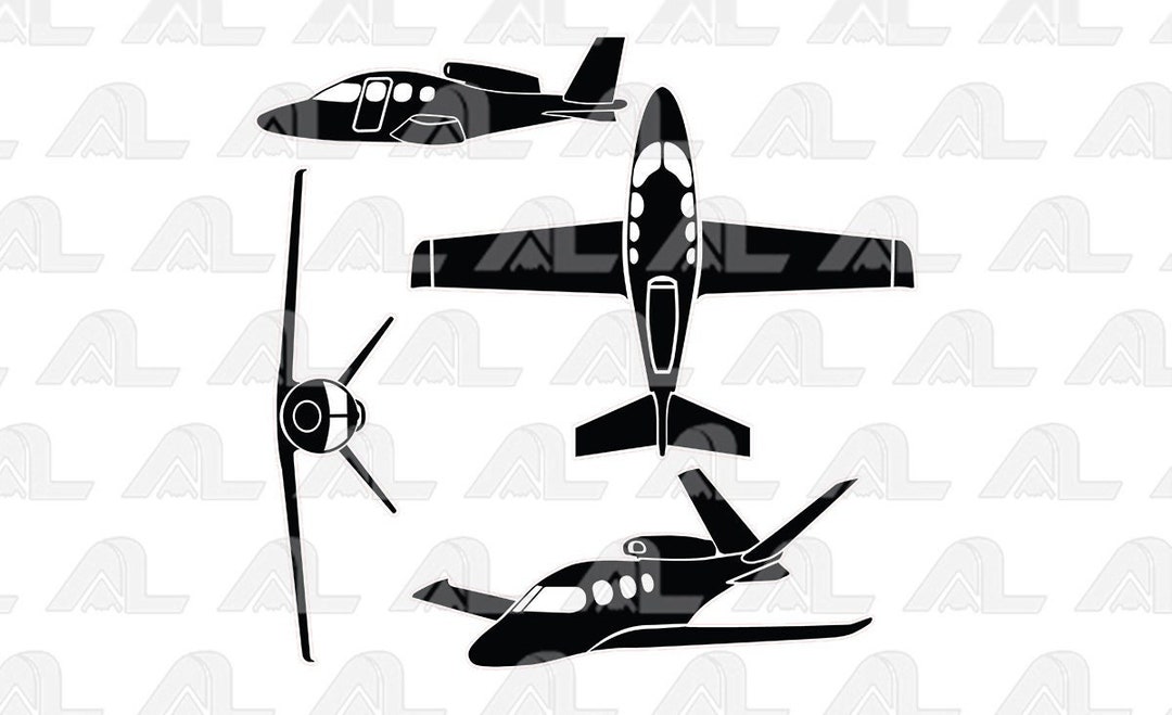 Cirrus_sf50_vision_jet_set_ - Vector File (*eps)! - Etsy