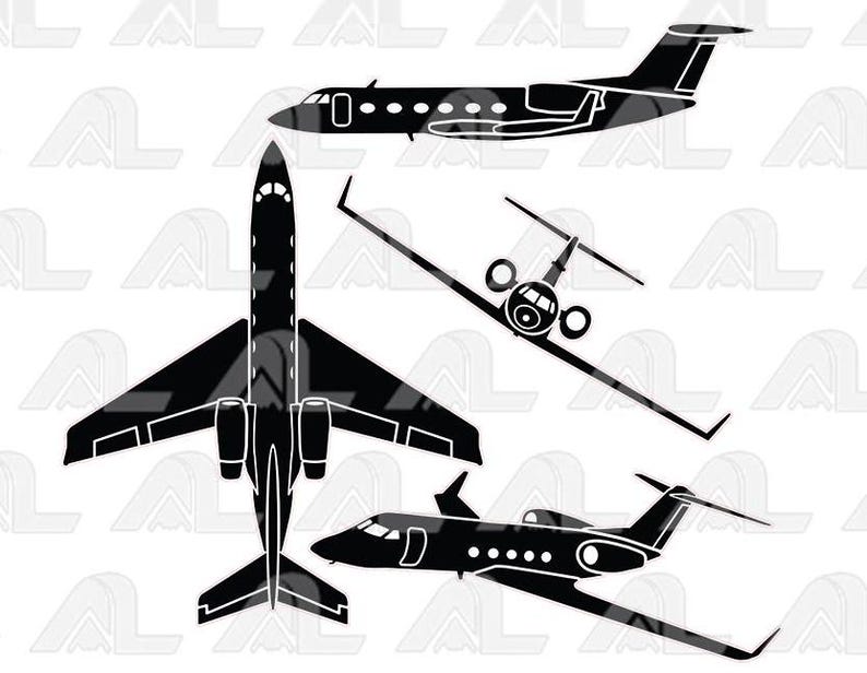 Gulfstream IV - Vector Set File (*eps)! - Etsy