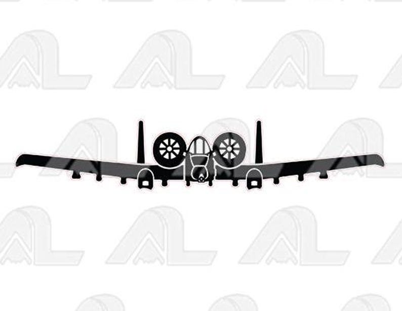 A-10 Aircraft - Vector Set File (*eps)! - Etsy