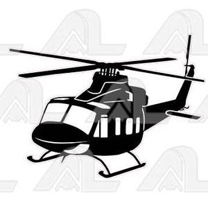 Bell 412 Helicopter -4 Designs With Outline - Vector File (*eps)! - Etsy