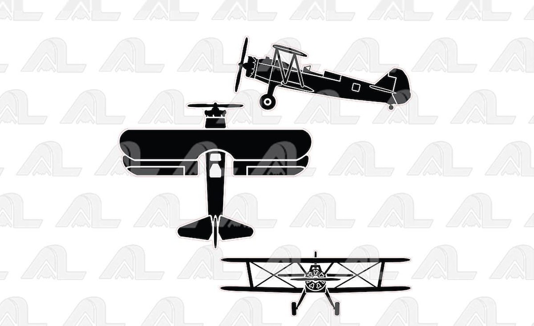Boeing Stearman - Vector Set File (*eps)! - Etsy