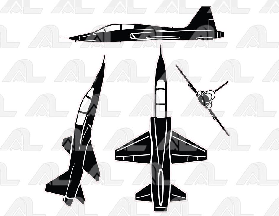 T-38 Talon Vector Set - Vector File (*eps)! - Etsy