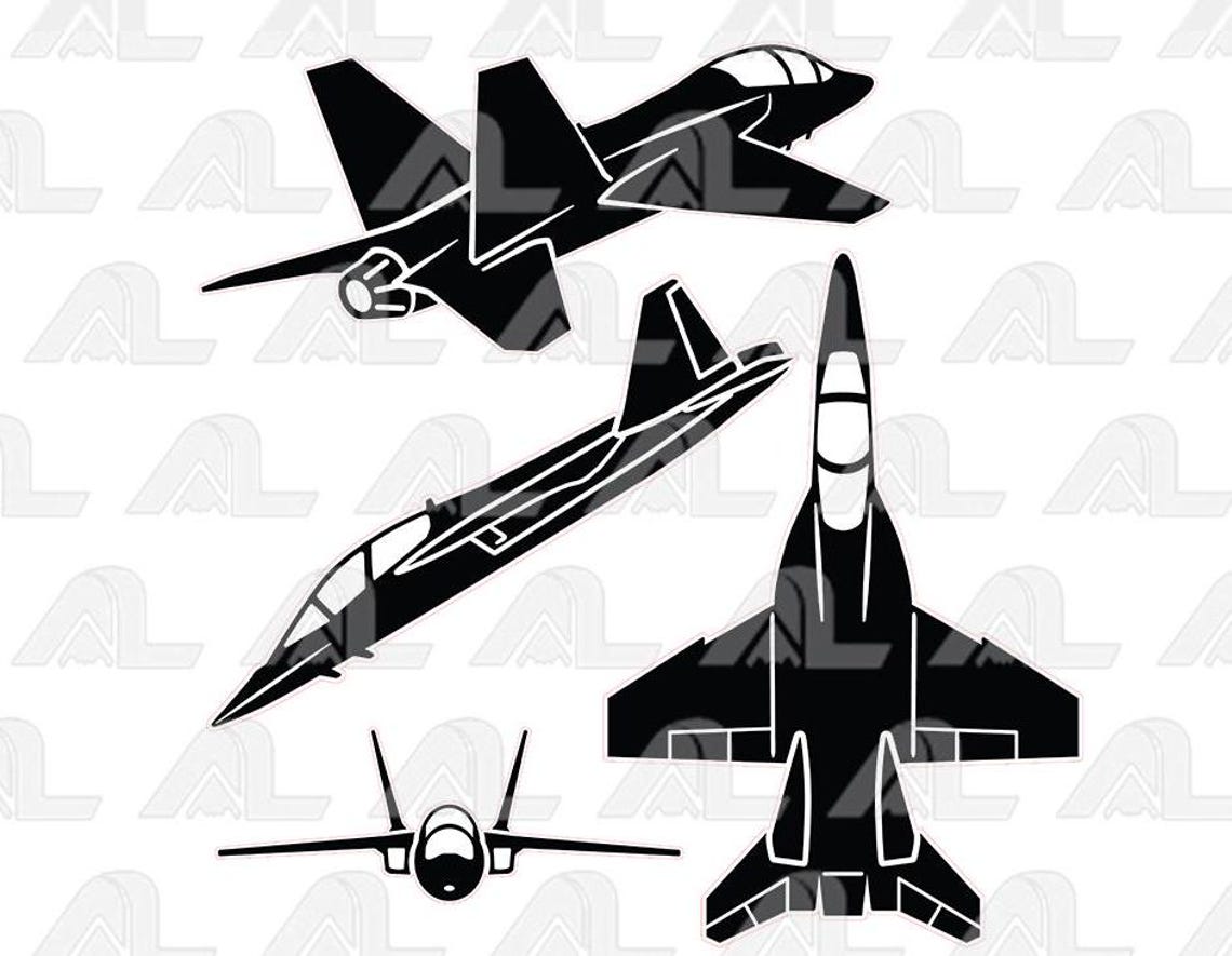 Boeing T-7 Red Hawk Vector Set - Vector File (*eps)! - Etsy
