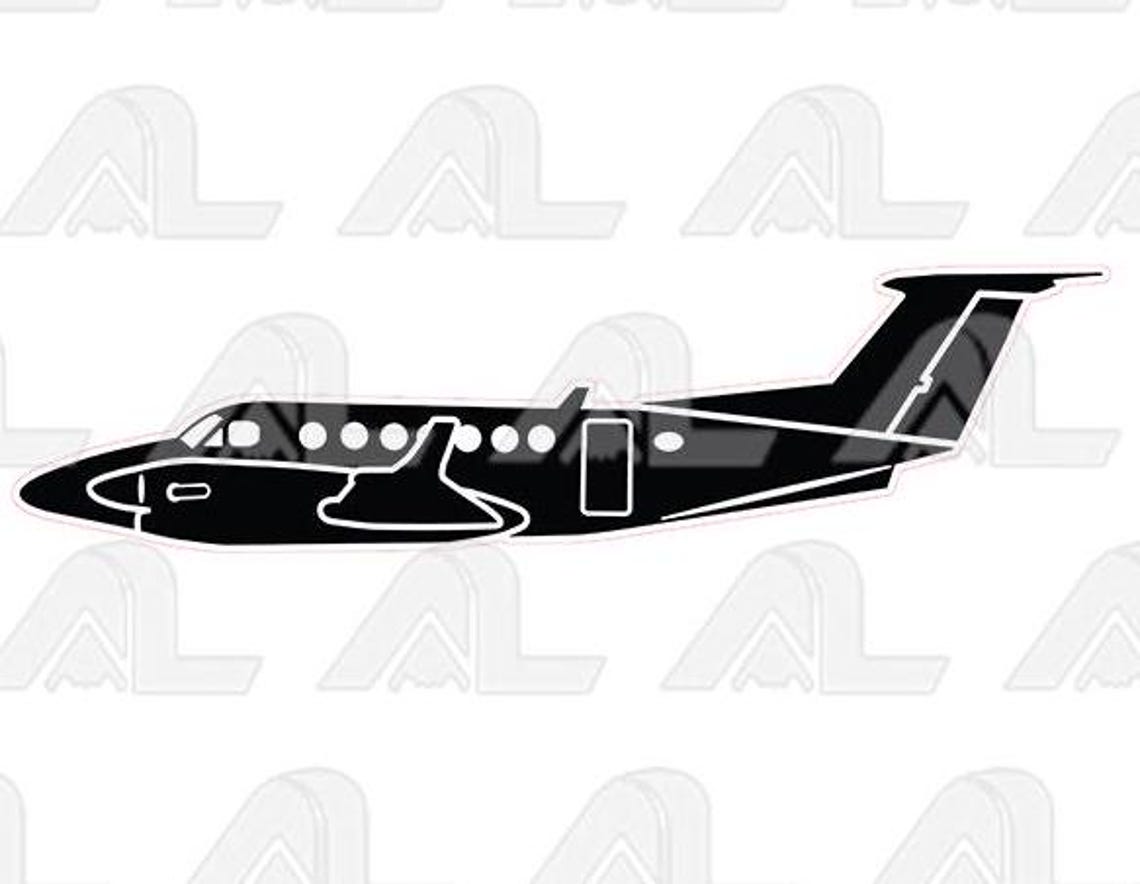 Beechcraft King Air 350 Airplane Outline - Vector File (*eps)! - Etsy