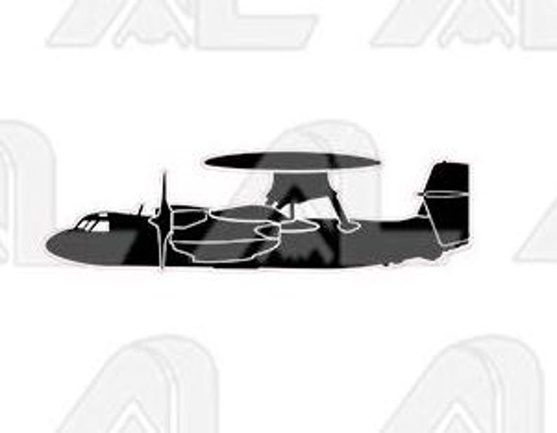 Grumman E-2 Hawkeye - Vector Design, Miliatry Pilot Gift - Etsy