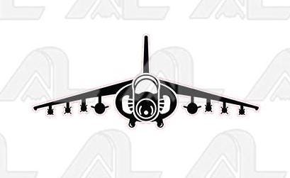 Harrier Jet Aircraft Vector, VTOL Fighter Silhouette SVG-EPS - Etsy