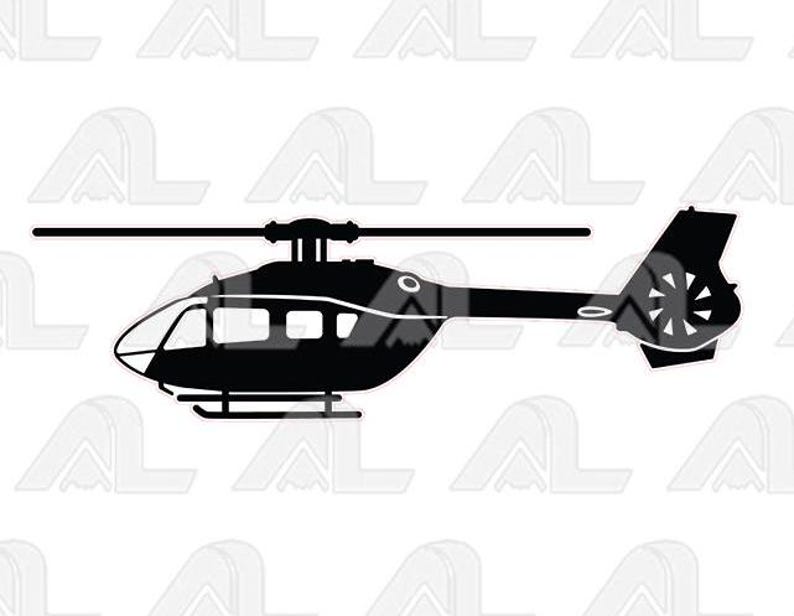 H-145 Helicopter - 4 Designs - Vector File (*eps)! - Etsy