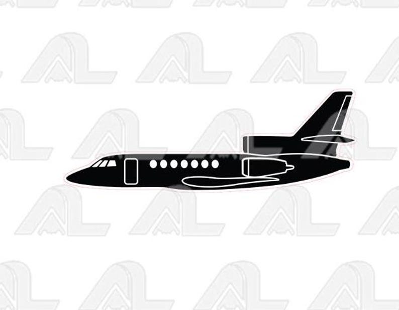 Dassault Falcon 50ex Vector Set - Etsy
