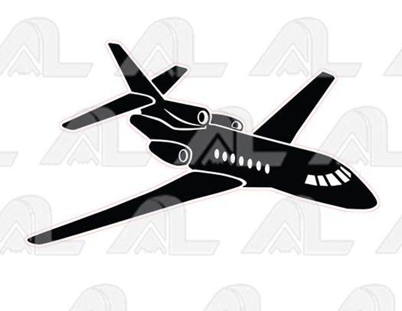 Dassault Falcon 50ex Vector Set - Etsy
