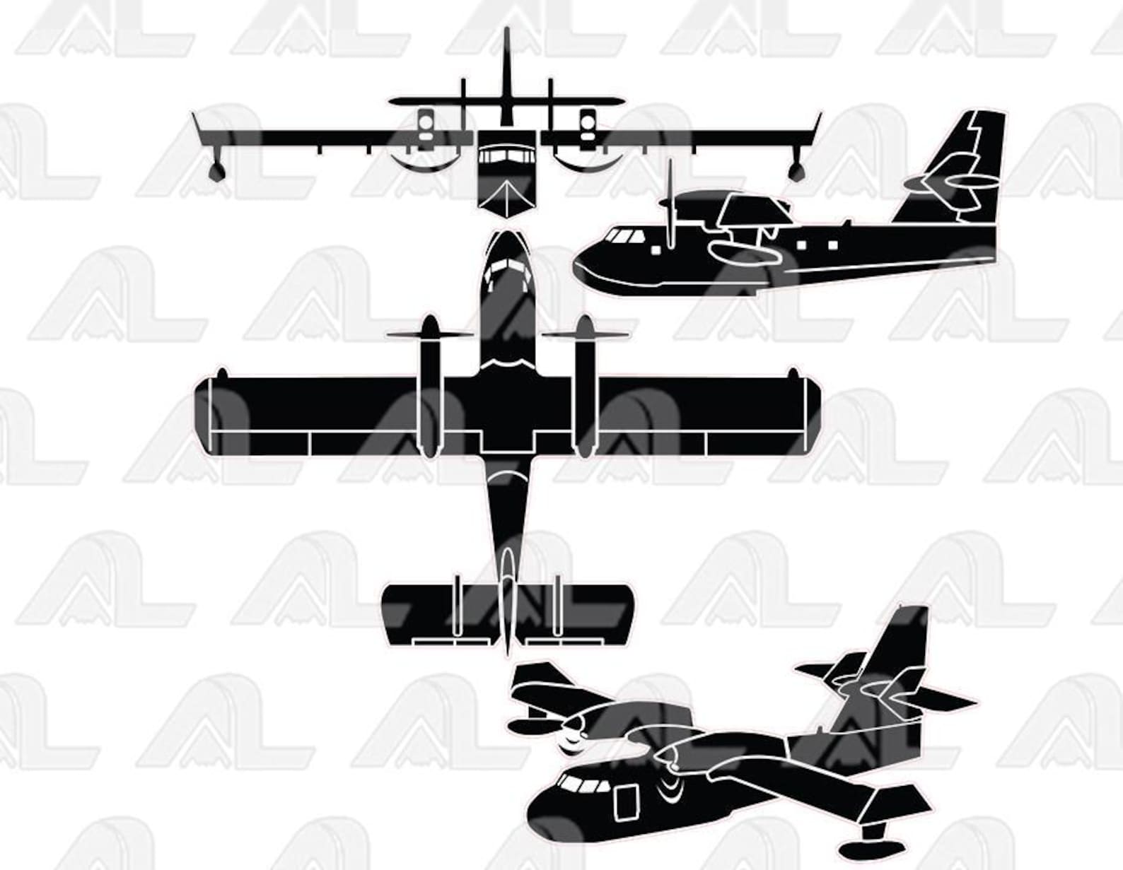 Canadair CL-415_ Vector Set File (*eps)! - Etsy
