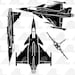 JAS-39 Gripen - Vector Set File (*eps)! SVG Pilot Gift - Etsy