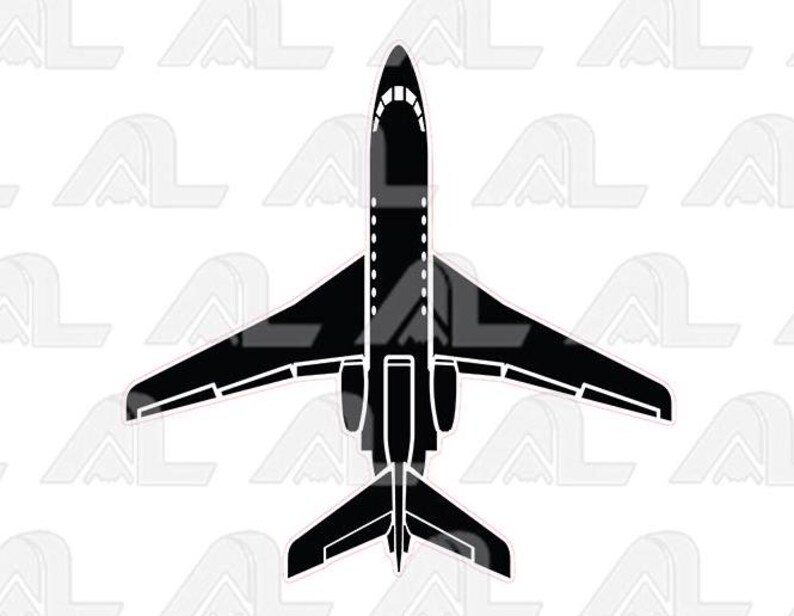Dassault Falcon 50ex Vector Set - Etsy