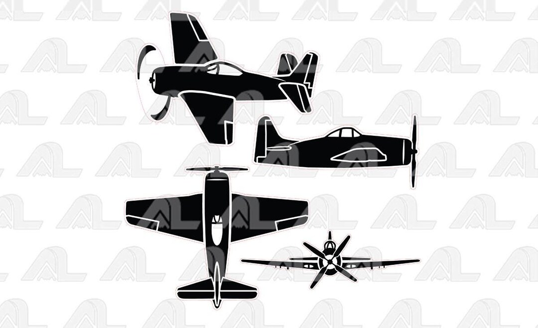 Grumman F8 Bearcat - Vector Set File (*eps)! - Etsy