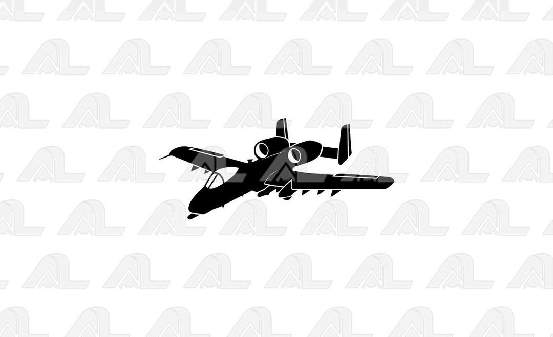 A-10 Aircraft Vector File eps - Etsy