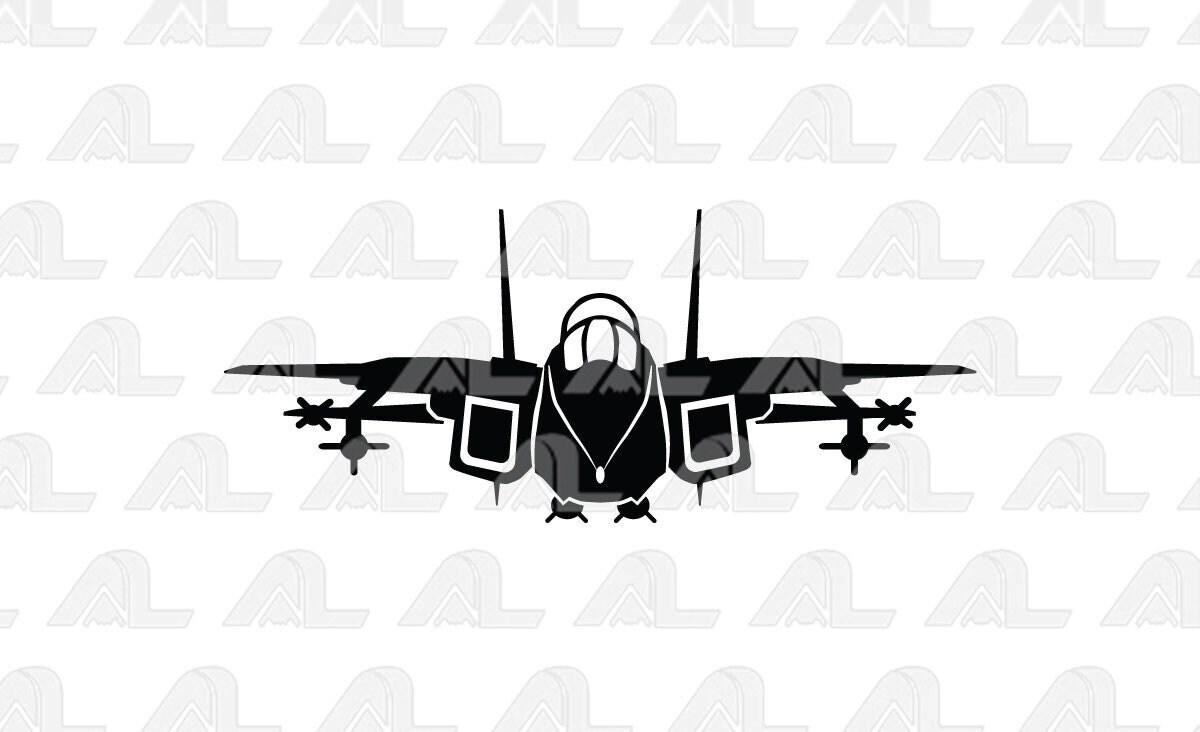 F-14 Tomcat Fighter Jet Vector File eps - Etsy
